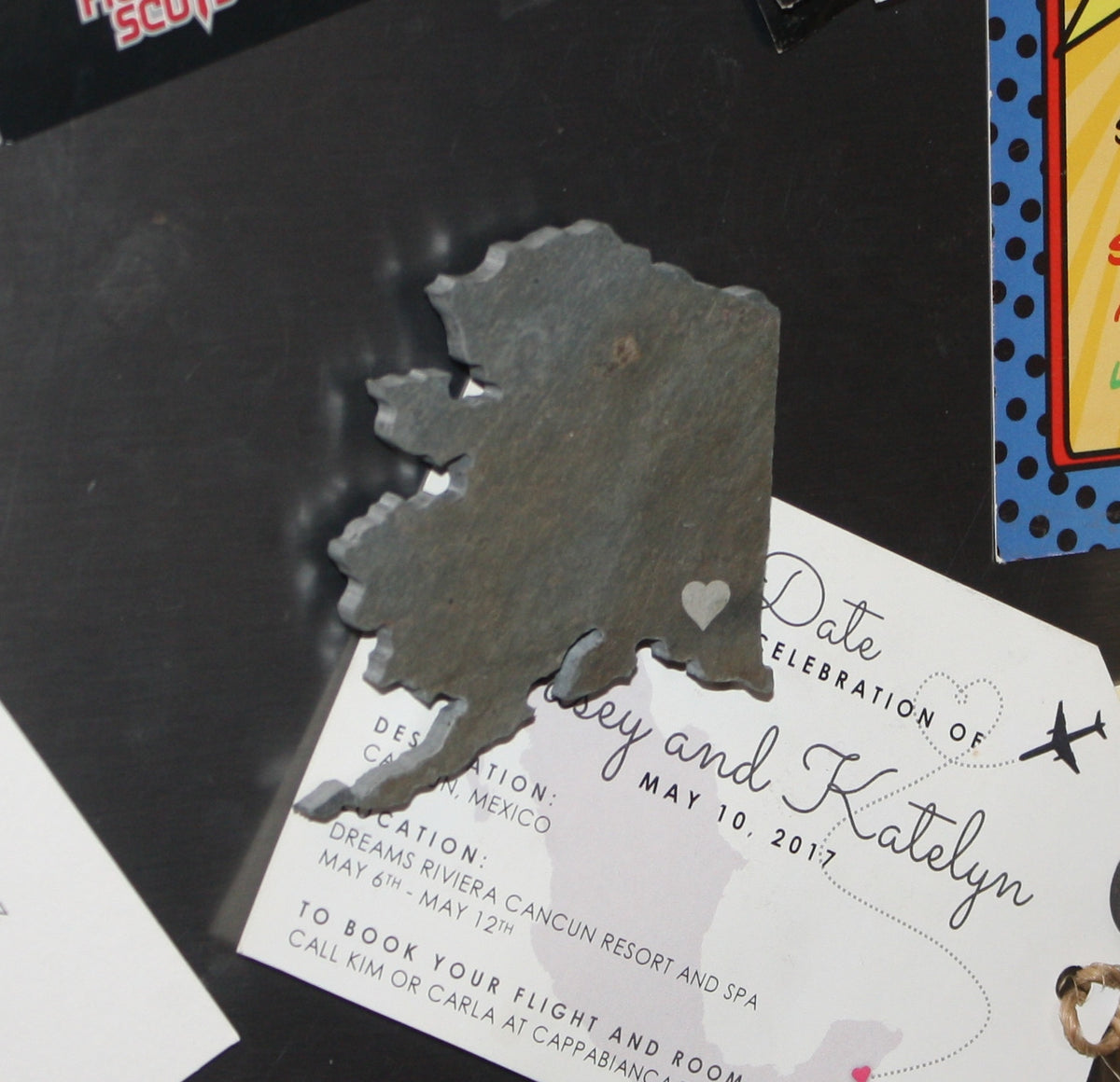 Alaska Slate Fridge Magnet – Bison Hill Stonecrafts